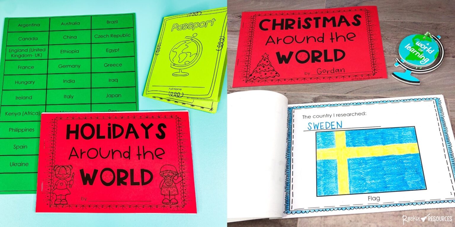 Holidays Around the World Web Quest - Rockin Resources