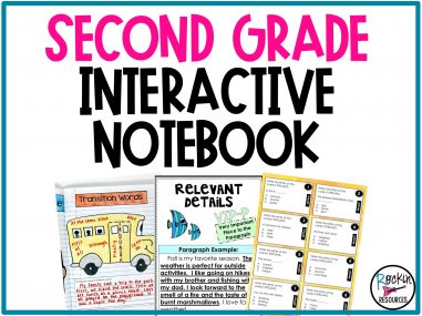 Second Grade Interactive Notebook - Rockin Resources