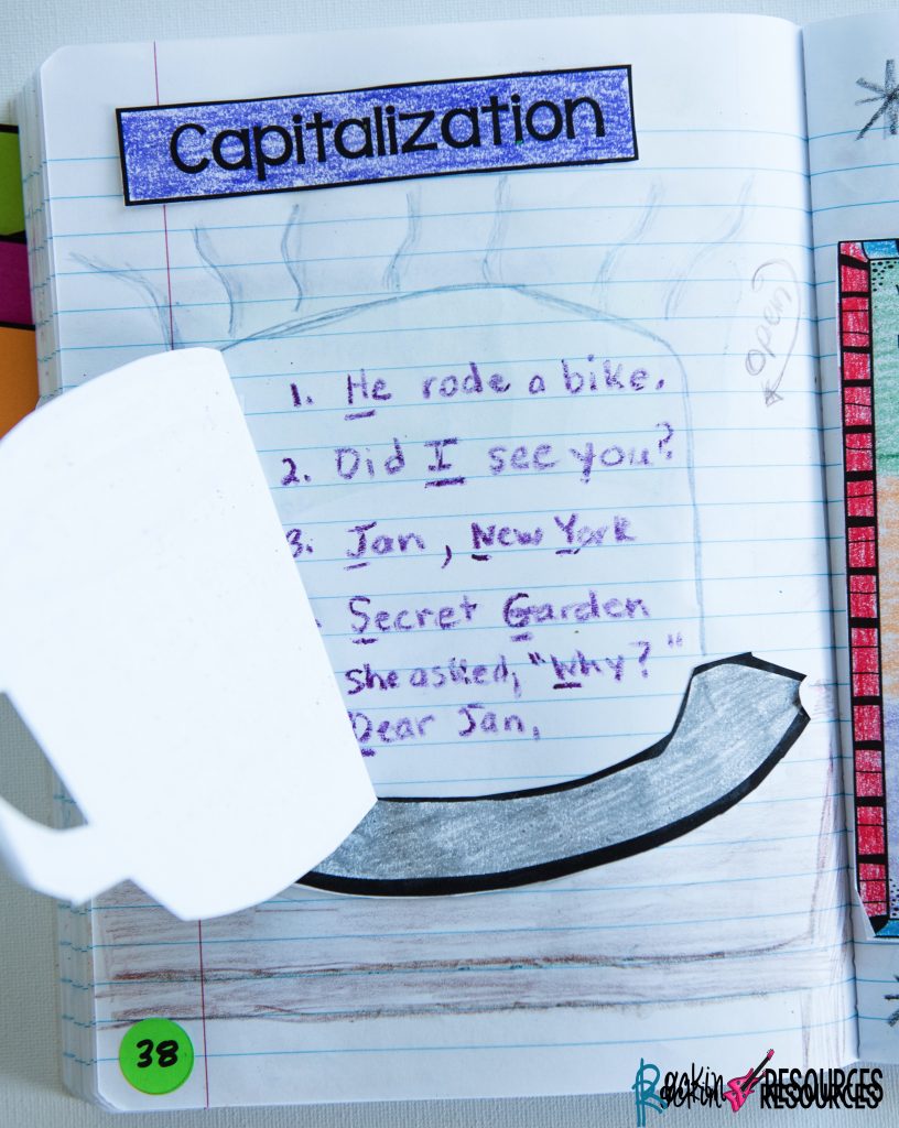 Writing Mini Lesson #33 on Capitalization - Rockin Resources