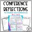 Conference Reflections for Student-Led Conferences - Rockin Resources