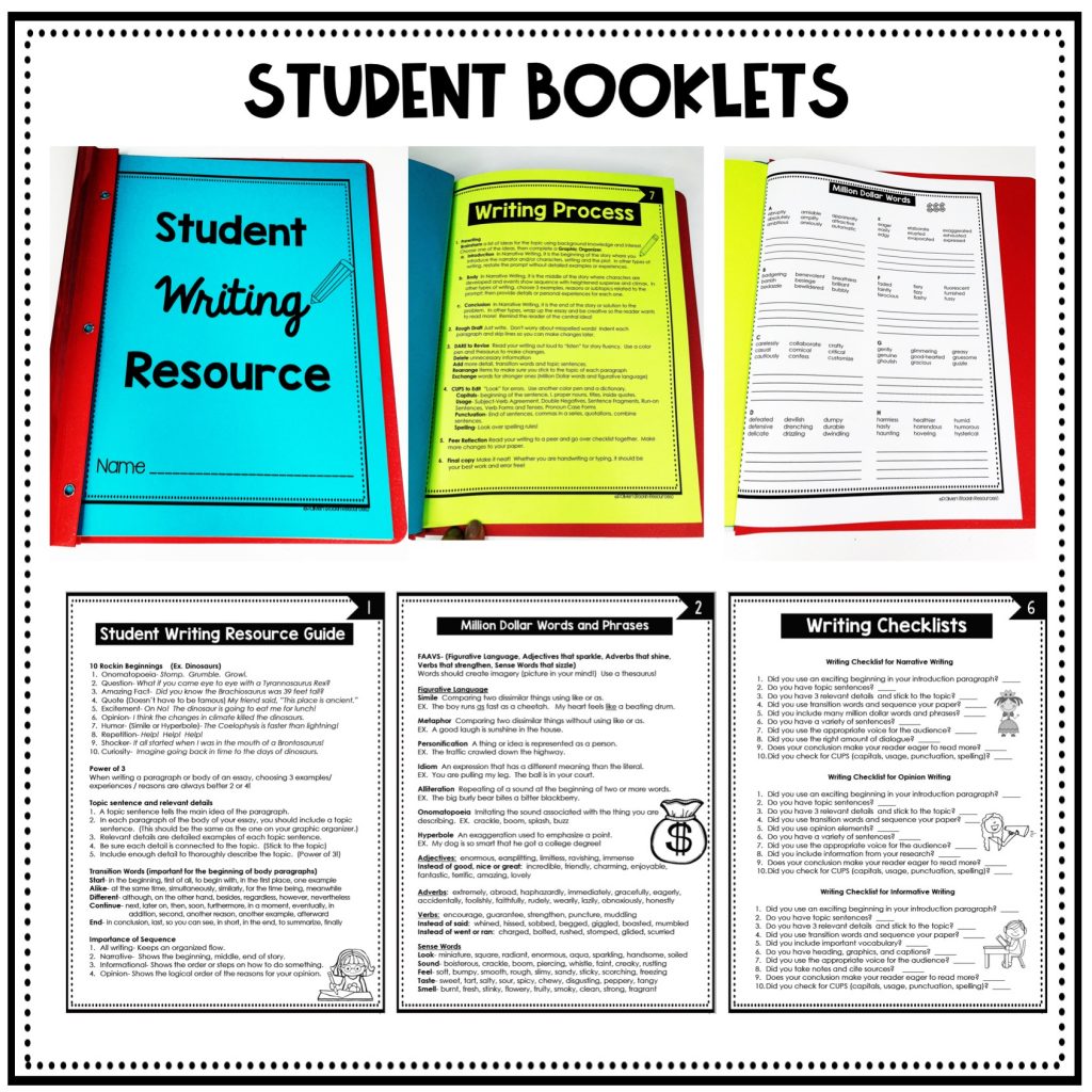 Student Writing Resources - Rockin Resources