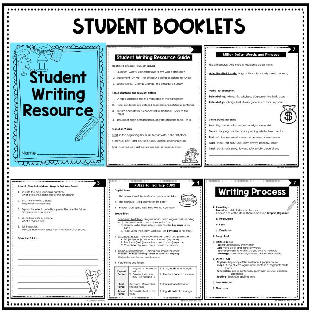 Student Writing Resources for Primary - Rockin Resources