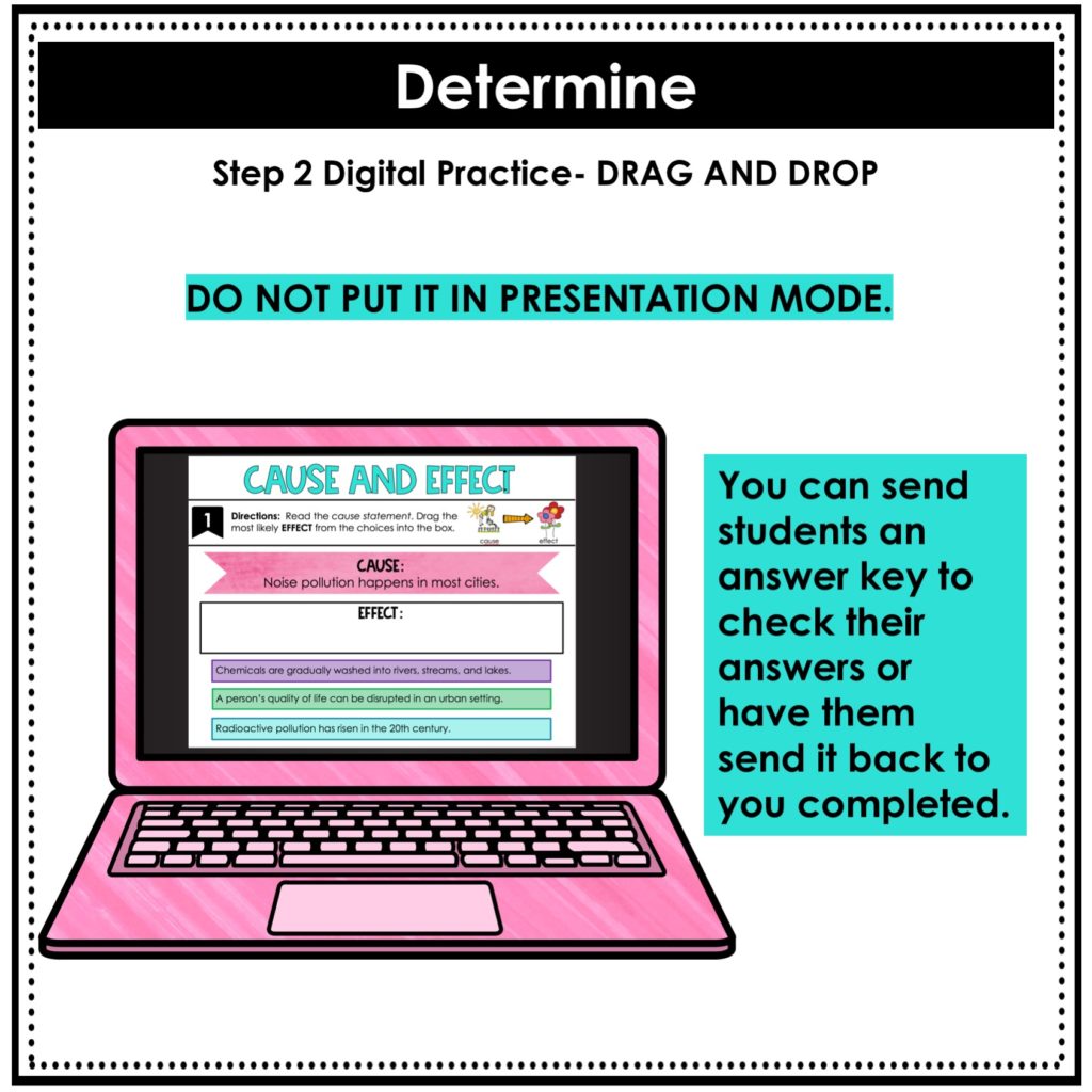 Digital Step-by-Step Cause and Effect Practice - Rockin Resources