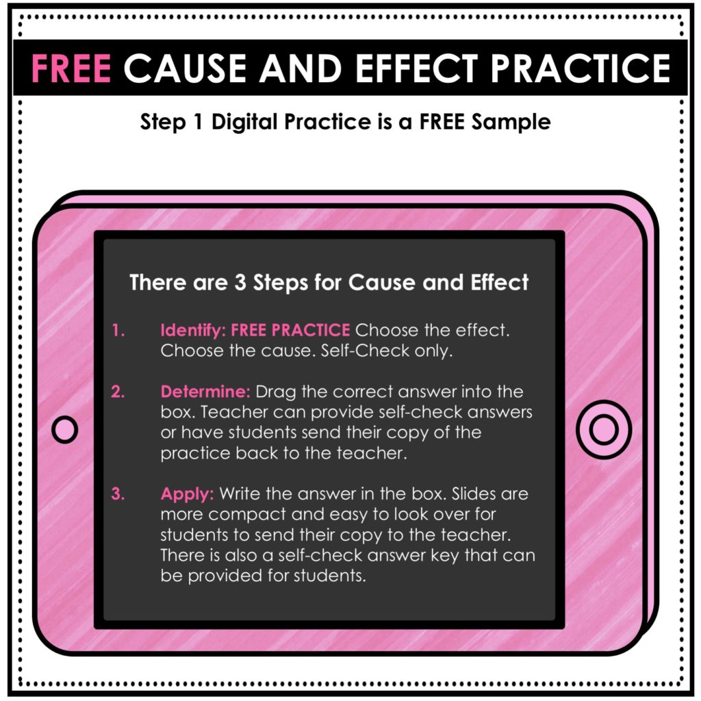 Digital Step-by-Step Cause and Effect Practice - Rockin Resources