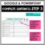 4th Grade Digital Step-by-Step Complete Sentences Practice - Rockin ...
