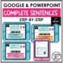 4th Grade Digital Step By Step Complete Sentences Practice Rockin