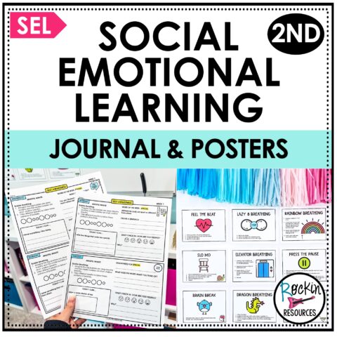 2ND GRADE SOCIAL EMOTIONAL LEARNING BUNDLE - JOURNAL AND POSTERS ...