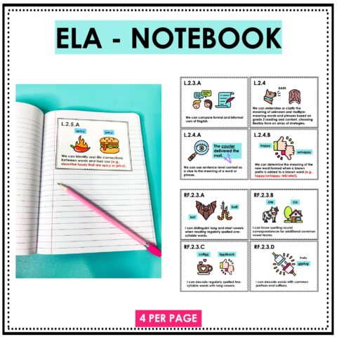 2nd Grade Common Core Standards "I can" and "We can" Statements - ELA ...