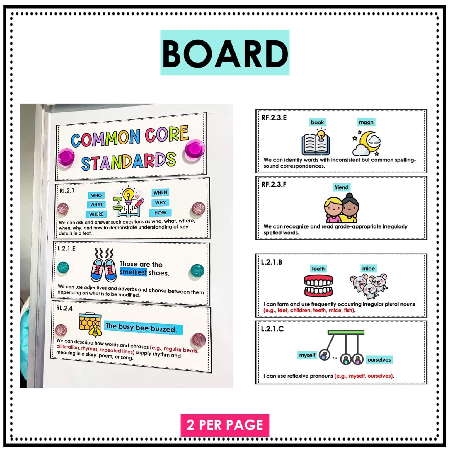 2nd Grade Common Core Standards "I can" and "We can" Statements ...