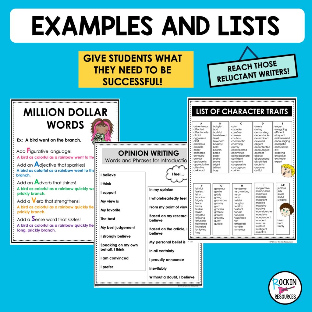 3rd Grade Step-by-Step Writing® Program - Rockin Resources