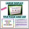 Common Core Standards "I can" and "We can" Statements 3rd Grade Math ...