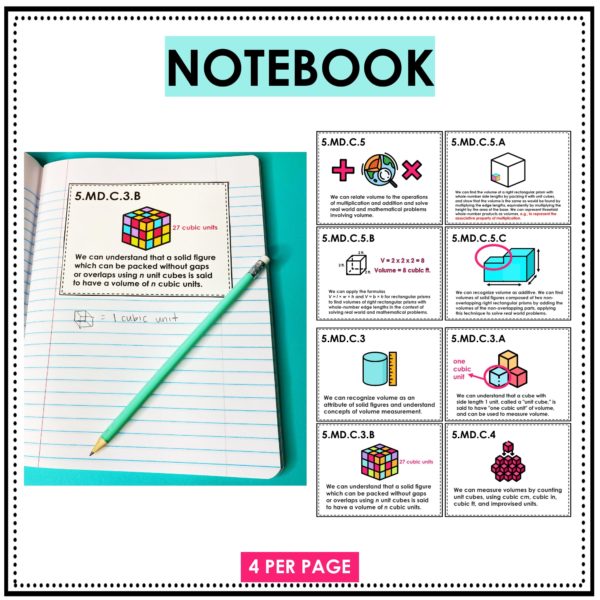 Common Core Standards "I can" and "We can" Statements 5th Grade Math ...