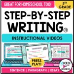 5TH GRADE STEP-BY-STEP WRITING® VIDEOS FOR PARAGRAPH AND ESSAY WRITING ...