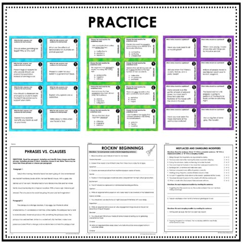 7th Grade Printable Argumentative Writing Unit - Rockin Resources