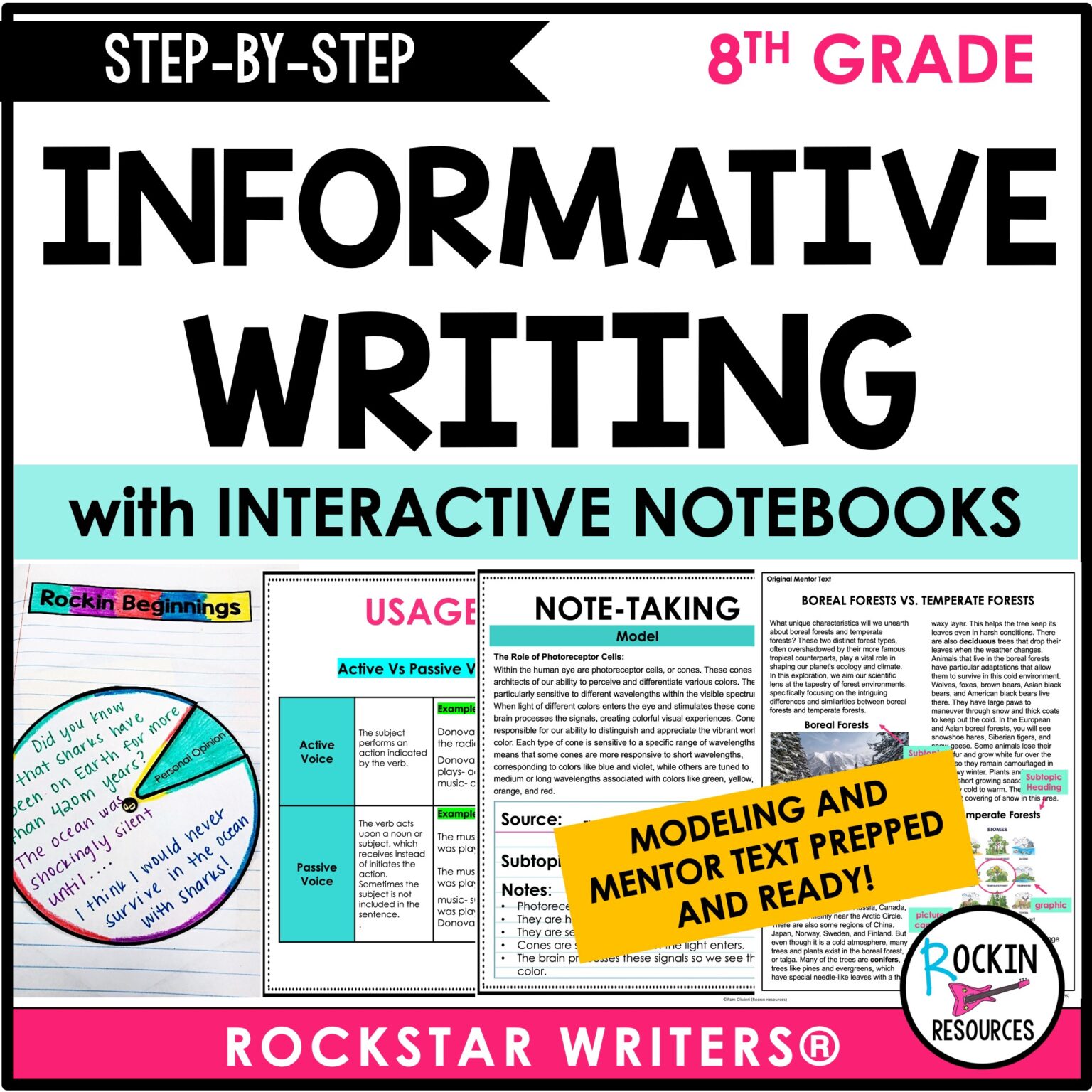 8th Grade Informative Writing, 8th Grade Writing, Middle School Writing ...