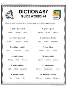 ABC Order, Alphabetical Order Worksheets, Task Cards, Dictionary, Guide ...