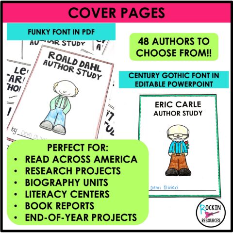Author Study EDITABLE - Rockin Resources