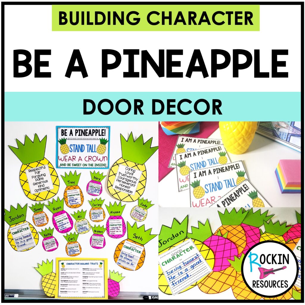 Monthly Door Decor or Bulletin Board for Character Education - Rockin ...