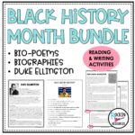 Black History Month Bundle - Black History Biographies and Poem ...
