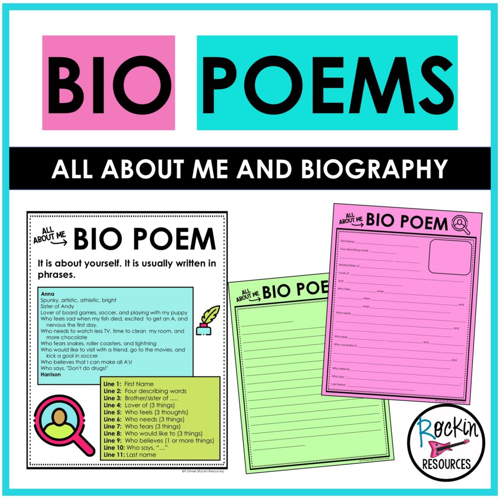 BIO POEMS | AUTOBIOGRAPHY POETRY | ALL ABOUT ME - Rockin Resources