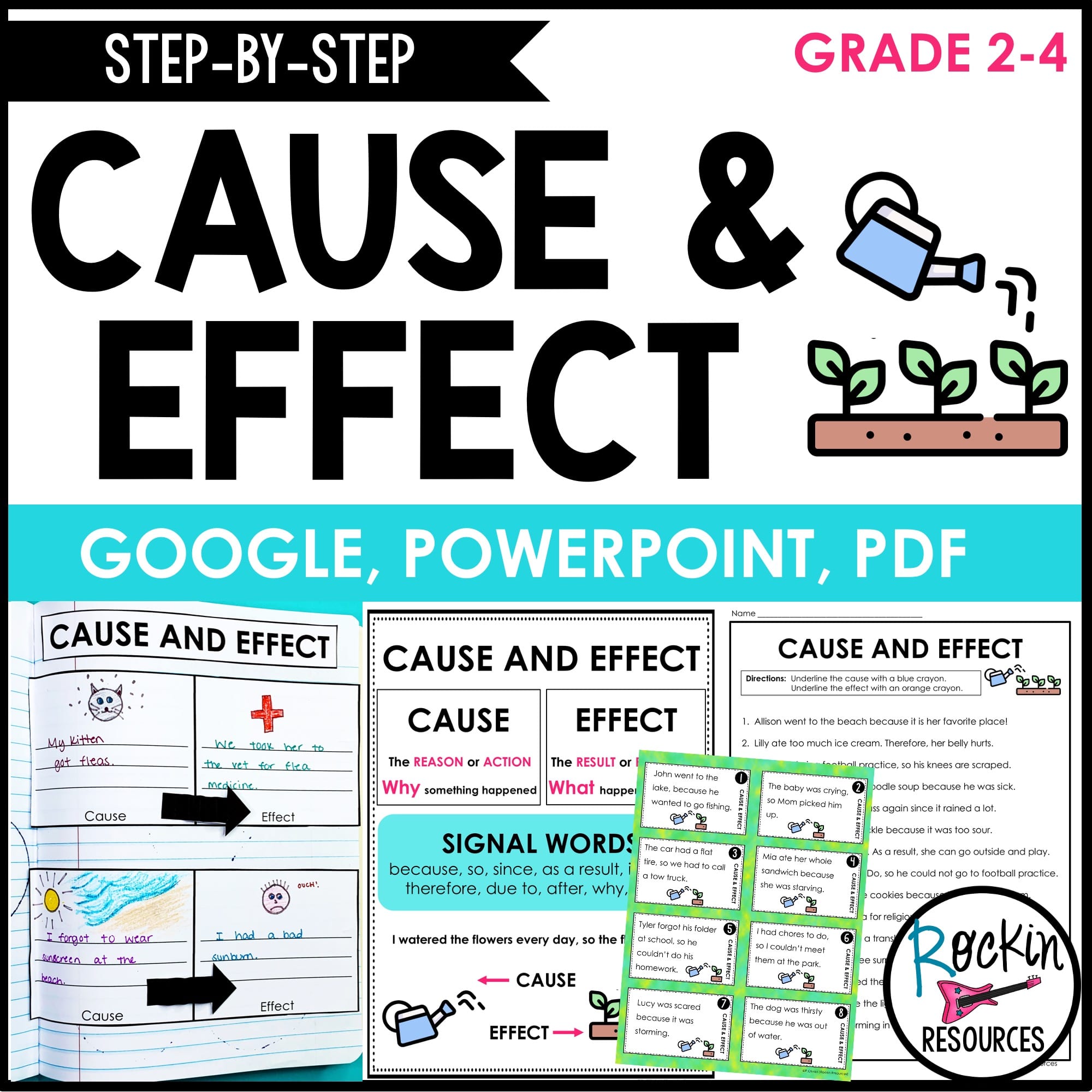 Cause and Effect Unit for Grades 2-4 - Rockin Resources
