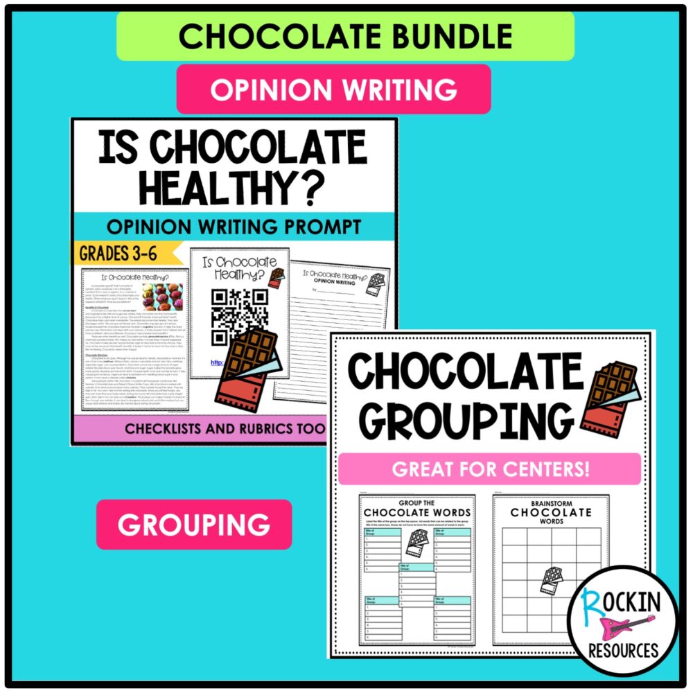 Chocolate Bundle - Chocolate-Themed Activities - Chocolate Novels ...