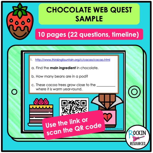 Chocolate Web Quest - Rockin Resources