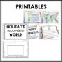 Christmas/Holidays Around the World Research Project - Rockin Resources
