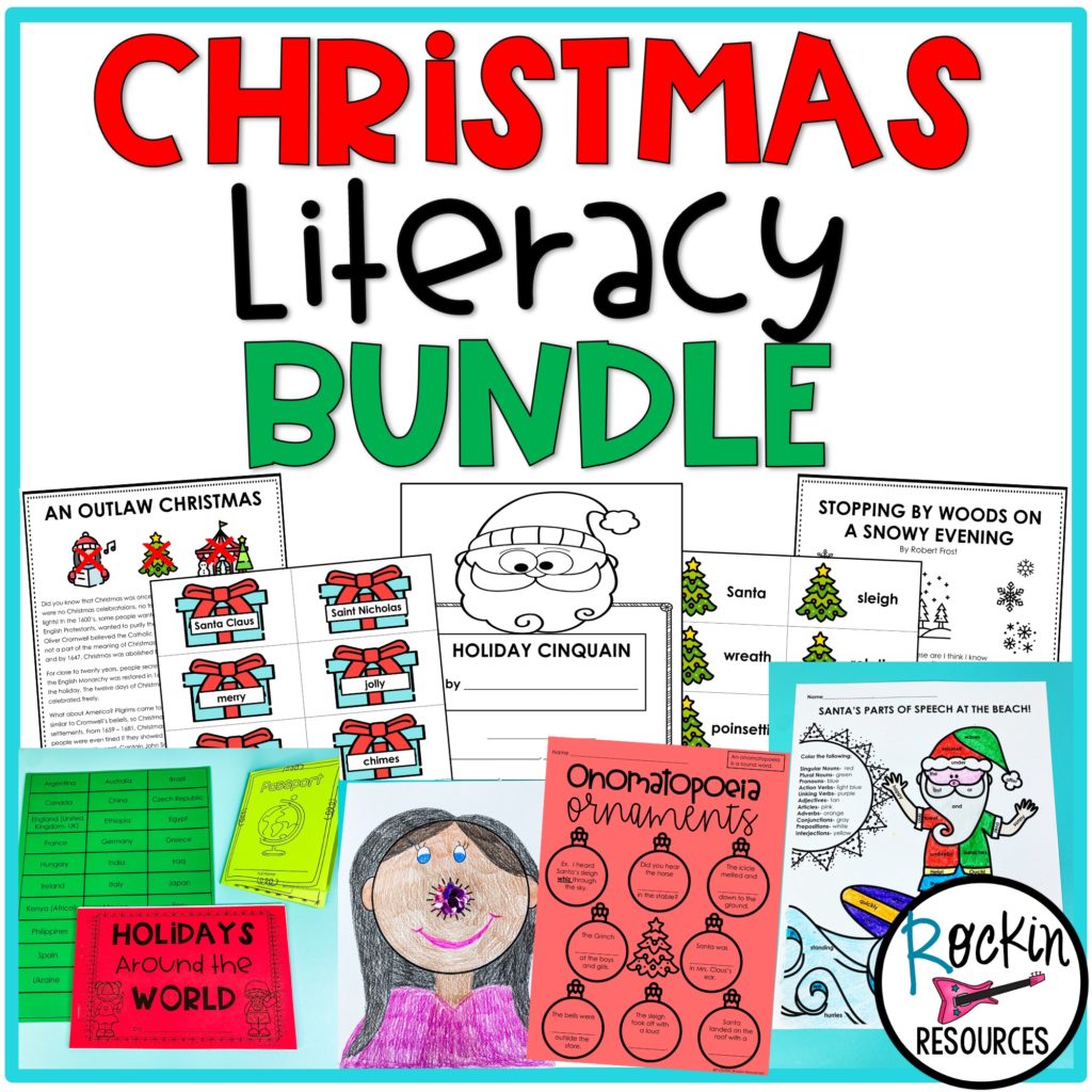 Christmas Literacy Bundle - Rockin Resources