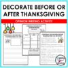 Christmas Decorating- Opinion Writing - Rockin Resources