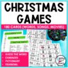 Christmas Games - Christmas Activities - Christmas Cards - Rockin Resources