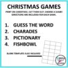 Christmas Games - Christmas Activities - Christmas Cards - Rockin Resources