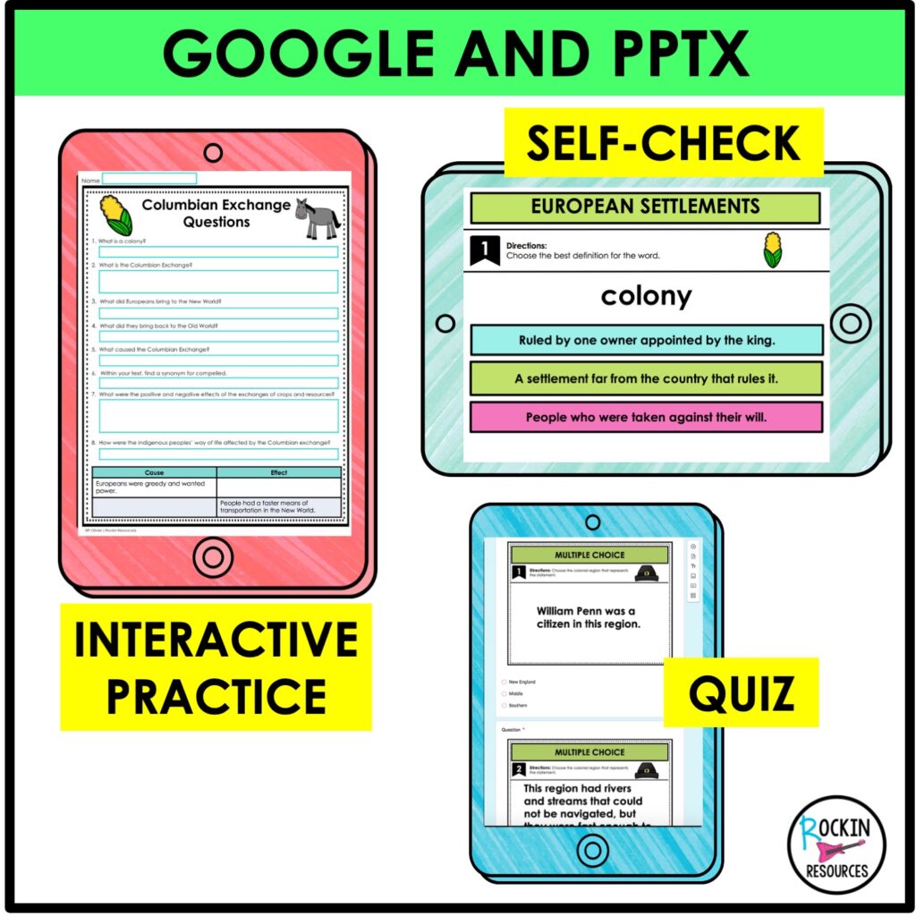 Colonial America | 13 Colonies | Colony Unit | Colonization | Print ...