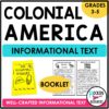 Colonization Informational Text Booklet - Rockin Resources