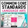 Common Core Standards "I can" and "We can" Statements 5th Grade ...