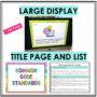 Common Core Standards "I can" and "We can" Statements 5th Grade ...