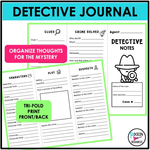 Mystery Writing- Halloween Writing- Solve a Mystery Writing - Rockin ...