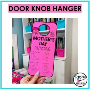 Mother's Day Craft | Mother's Day Activities | Door Knob Holder ...