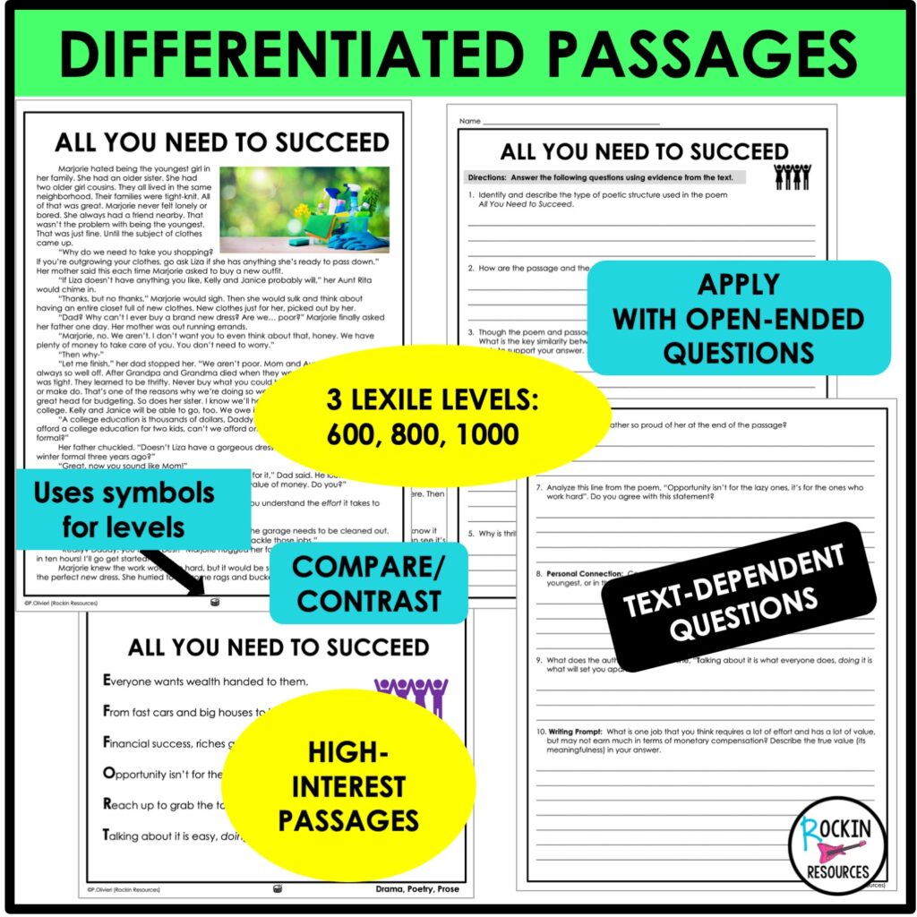 POETRY DRAMA PROSE | COMPARE AND CONTRAST | GOOGLE VERSION INCLUDED ...