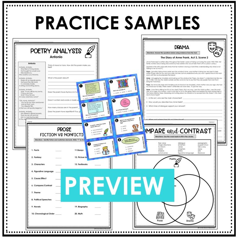 POETRY DRAMA PROSE | COMPARE AND CONTRAST | GOOGLE VERSION INCLUDED ...