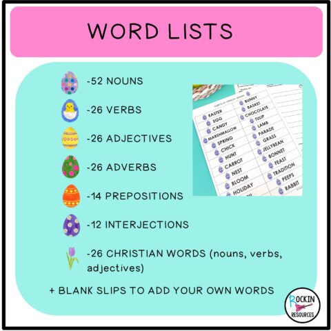 Easter Egg Literacy Hunt | Easter Center Activity | Sentence Building ...