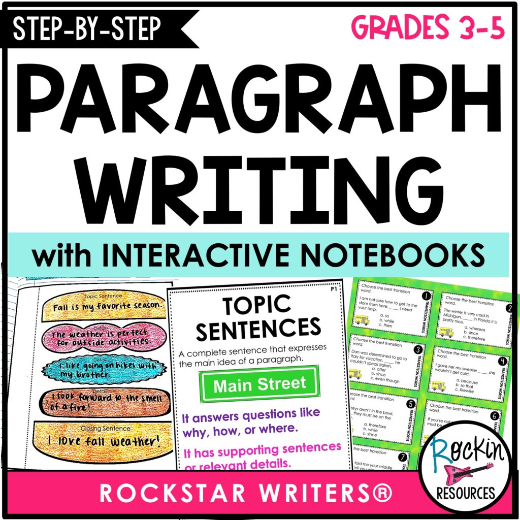 Step-by-Step Paragraph Writing - Rockin Resources