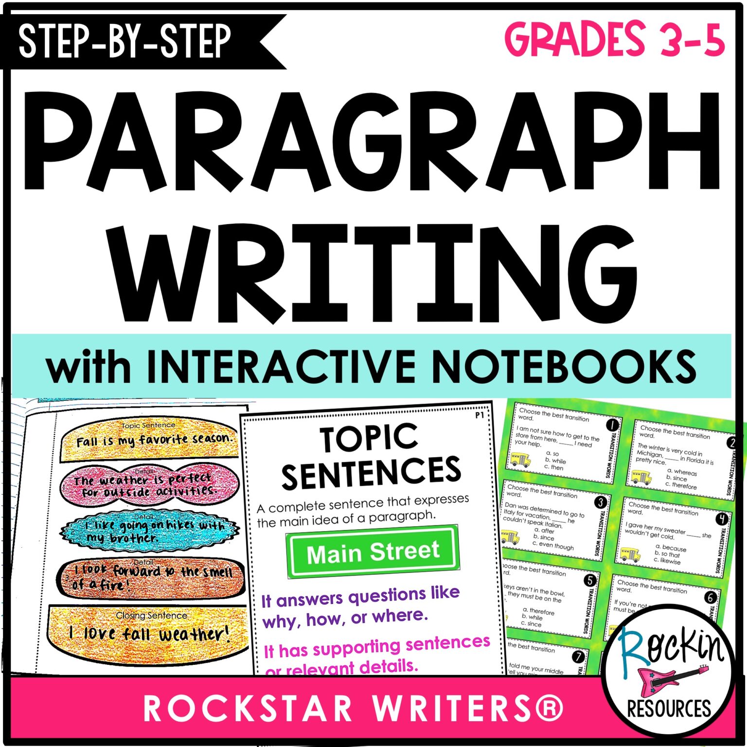 Step-by-Step Paragraph Writing - Rockin Resources