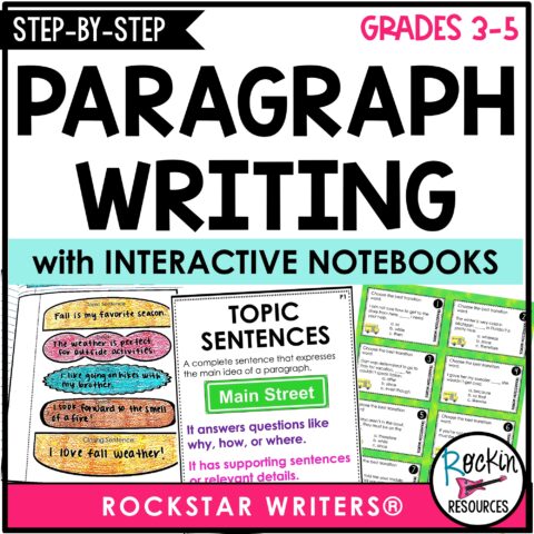 Step-by-Step Paragraph Writing - Rockin Resources