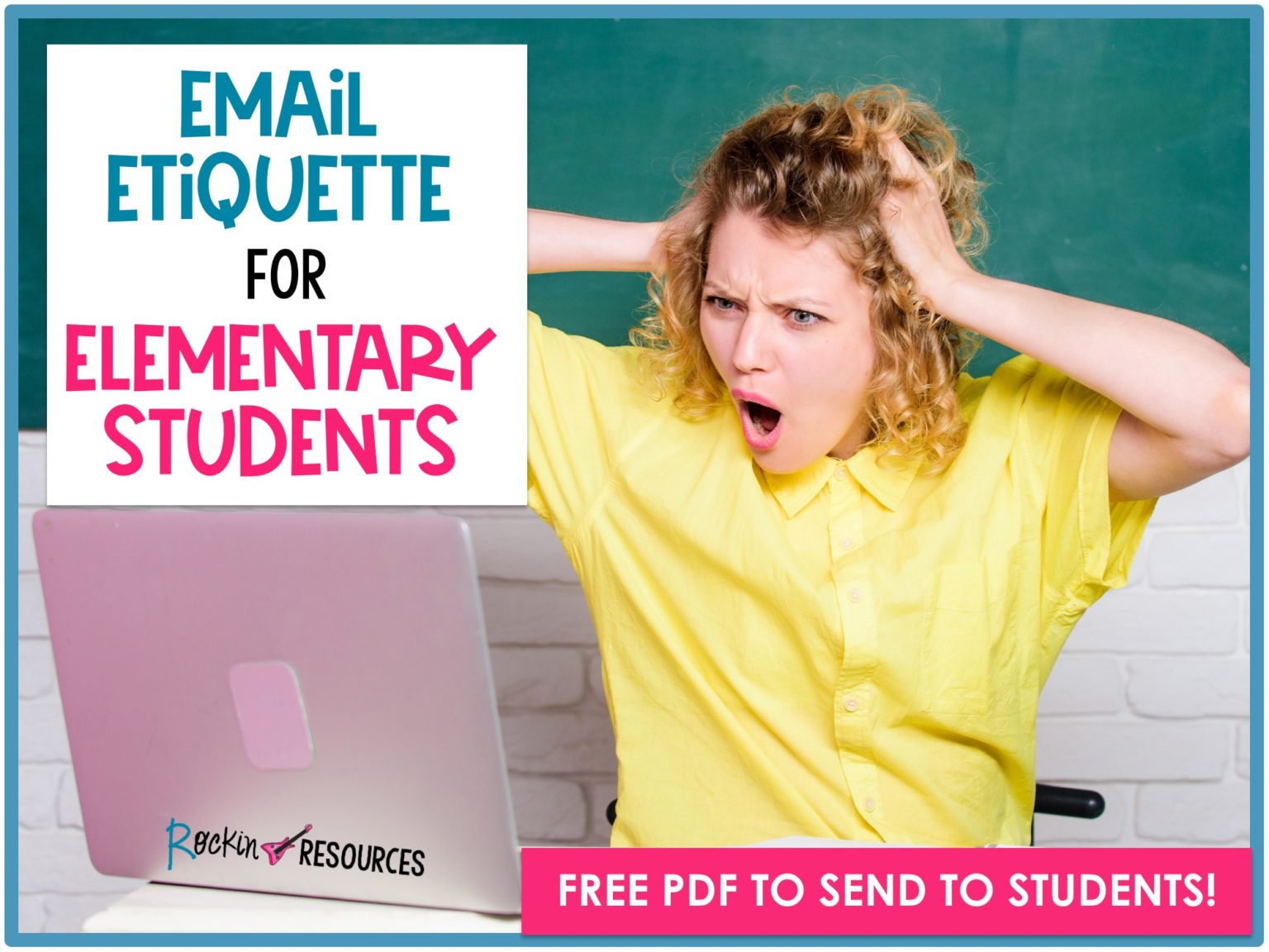 Email Etiquette for Elementary Students - Rockin Resources