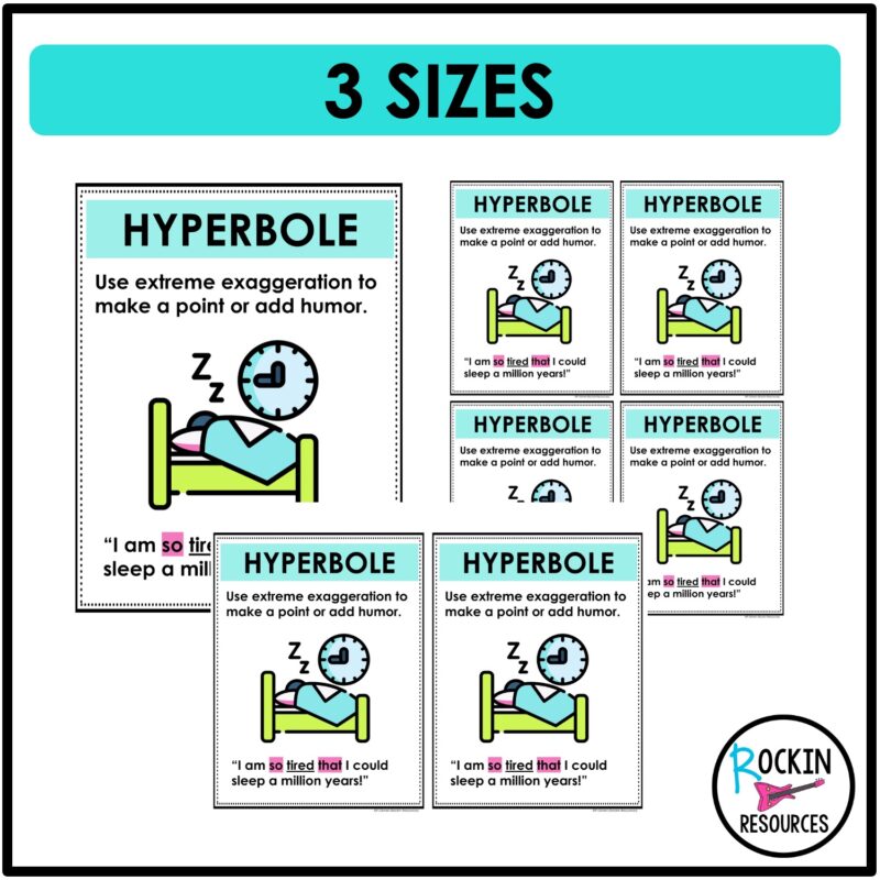 Figurative Language Posters and Cards - Rockin Resources