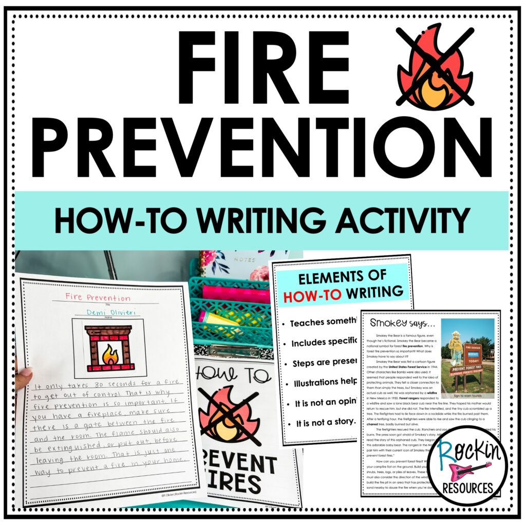 How to Prevent Fires - How To Writing - Fire Prevention Week - Fire ...