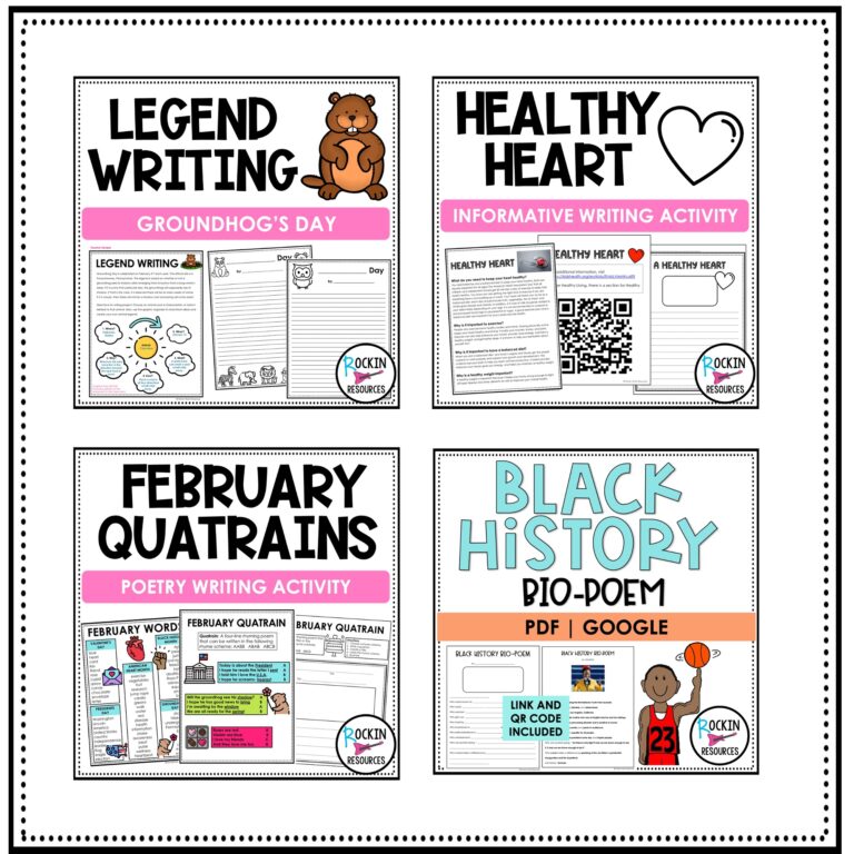 February Writing Bundle | Language Arts | Centers | Valentine's Day ...