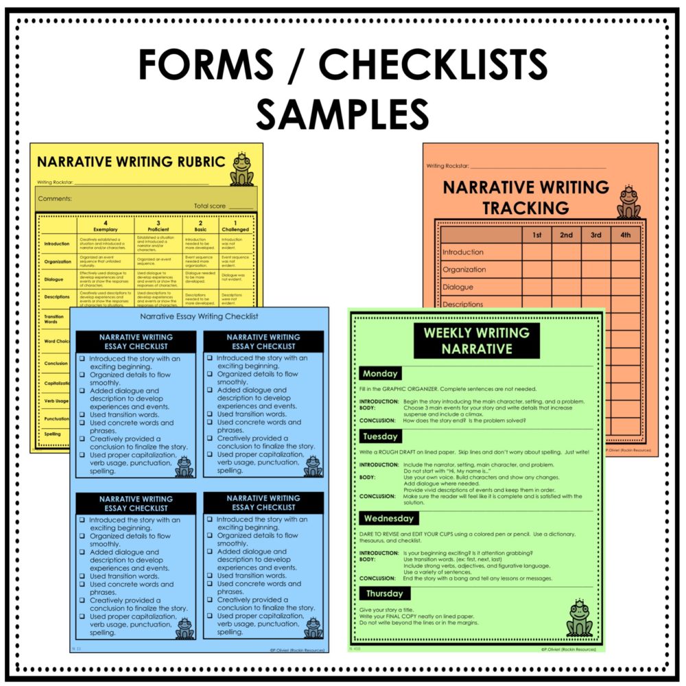 Step-by-Step Narrative Writing - Rockin Resources