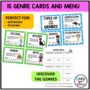 Genre Anchor Charts, Notebook Cards, Study Guide and Test - Rockin ...